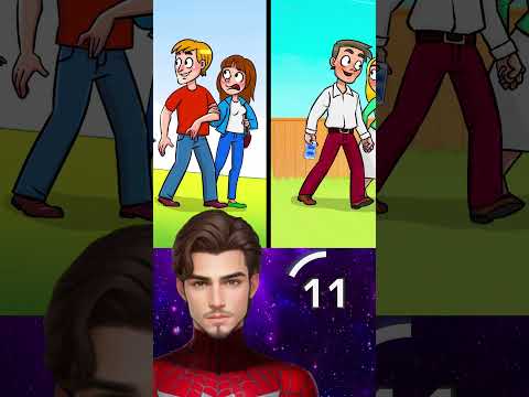Which one of them is cheating on his wife? #riddles #quiz #spiderman #cheating #wife