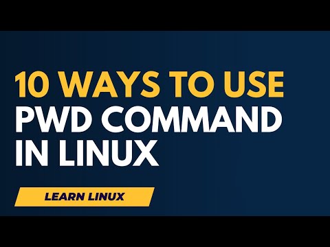 10 ways to use pwd command in Linux
