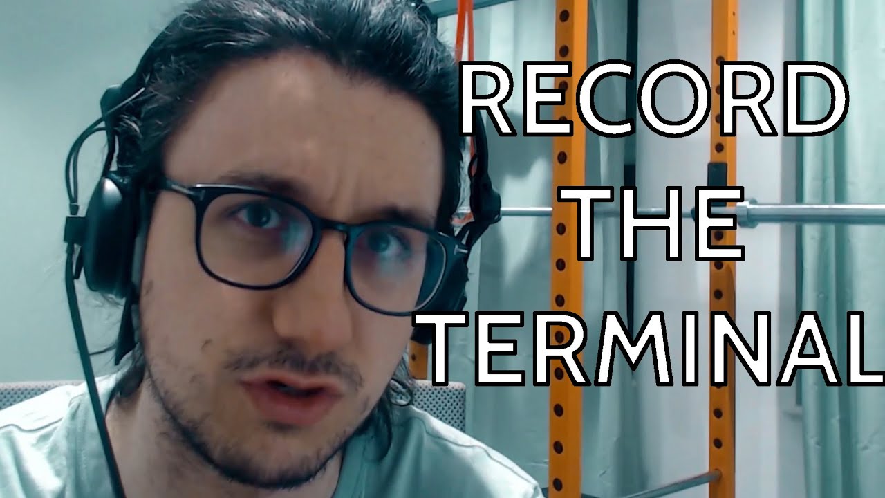 Record the command line with SCRIPT!