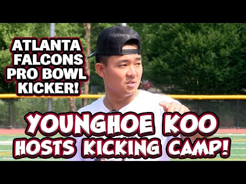 Younghoe Koo Comes Back to NJ! | Atlanta Falcons Kicker Hosts Kicking Camp at Ridgewood HS