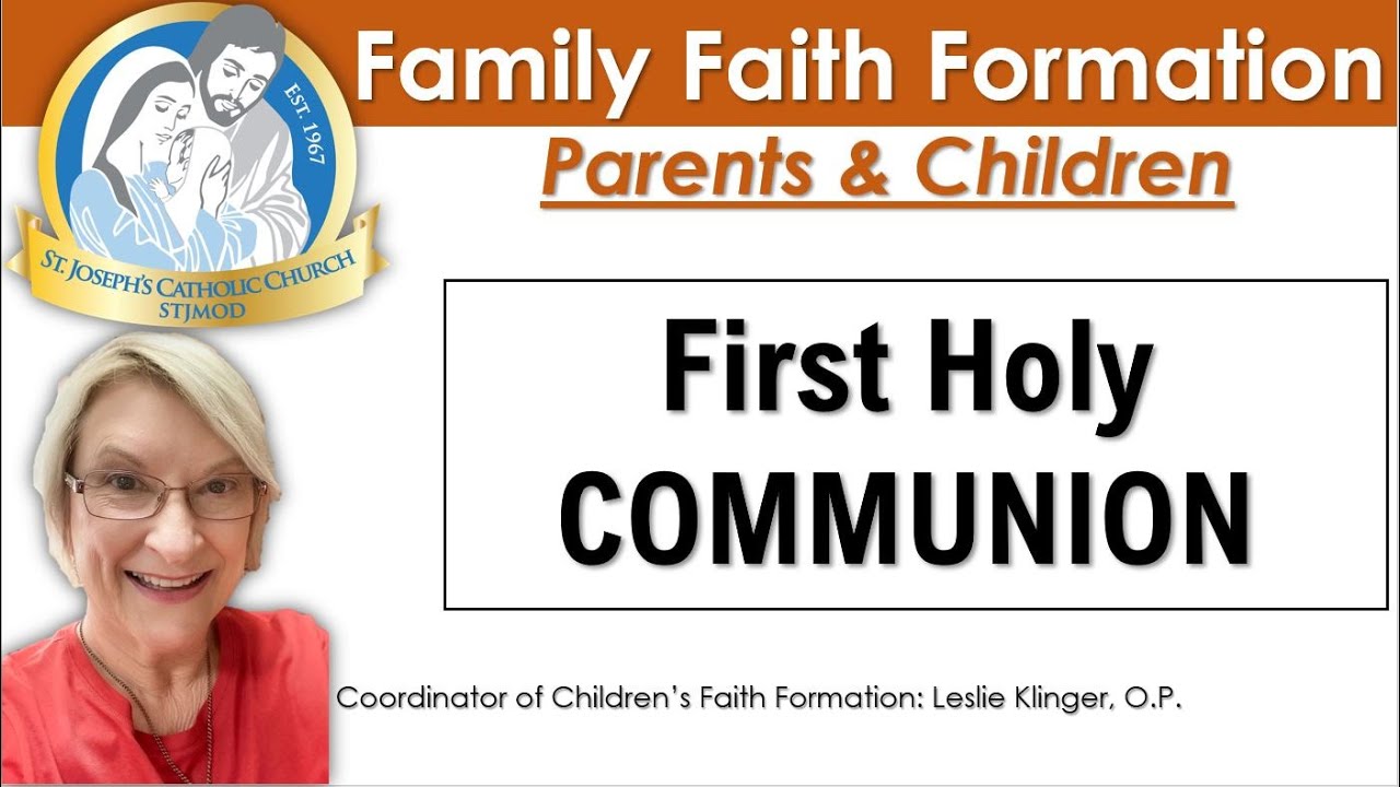 A Guide to Your First holy Communion