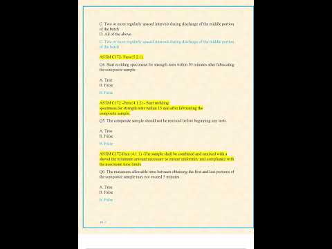 ACI CONCRETE FIELD TESTING TECHNICIAN GRADE 1 LATEST EXAM 2025 WITH 230 PREP QUESTIONS AND CORRECT A