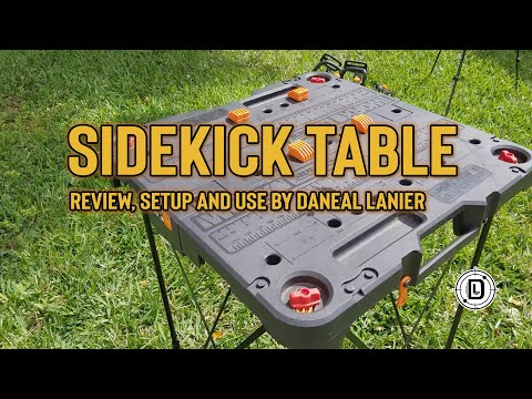 Worx Sidekick table in action