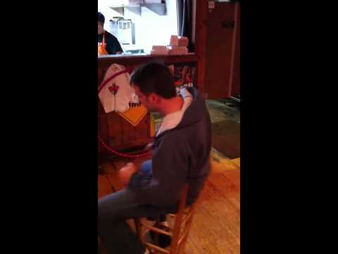 Brian stool spinning at Fairfax Hooters