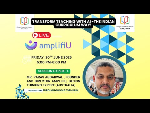 "Transforming Teaching with AmplifiU — The Indian Curriculum Way."