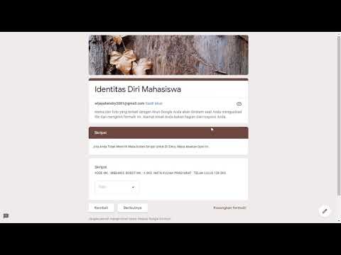 Video Tutorial Pengisian Form FRS Online Mahasiswa STIE Rahmaniyah Sekayu