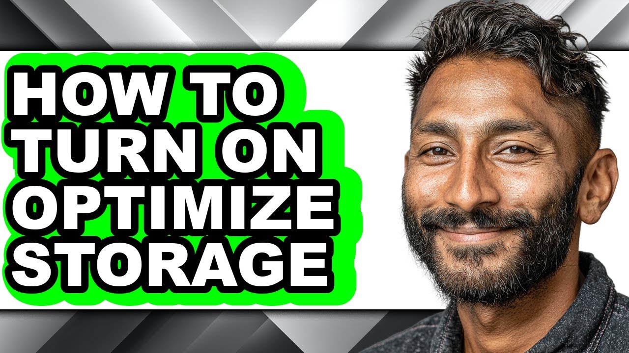 How to Turn on Optimize Storage (full Guide)