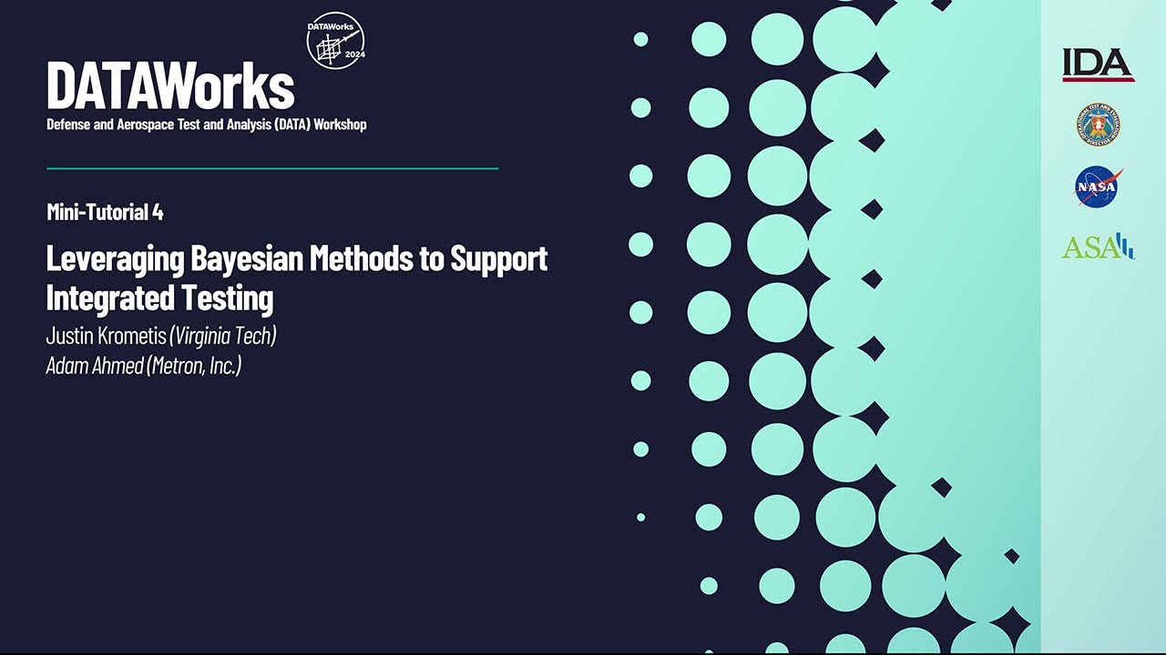 Mini-Tutorial 4: Leveraging Bayesian Methods to support Integrated Testing
