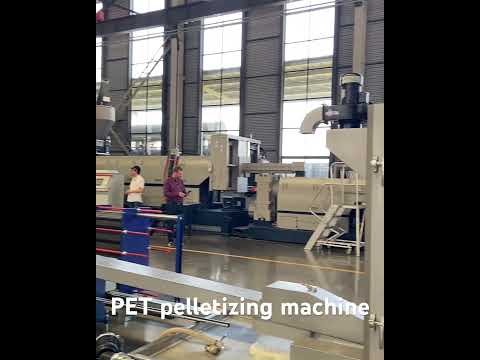 PET pelletizing machine #pelletizing#plastic recycling machine
