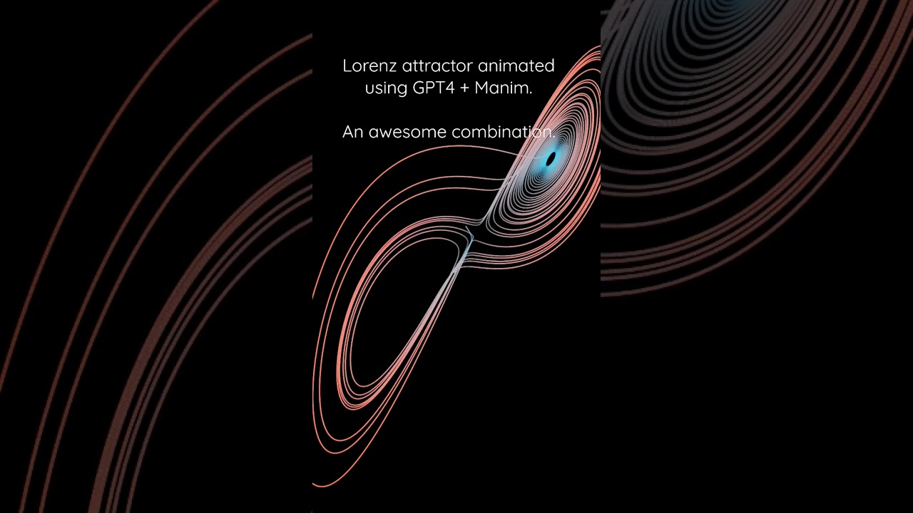 Chat GPT4 + Python + Manim = amazing #gpt4 #chatgpt4 #chatgpt #ai #math #manim #mathematics