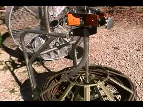 gorlitz GO 68HD - 150' sewer cleaning machine with power feed