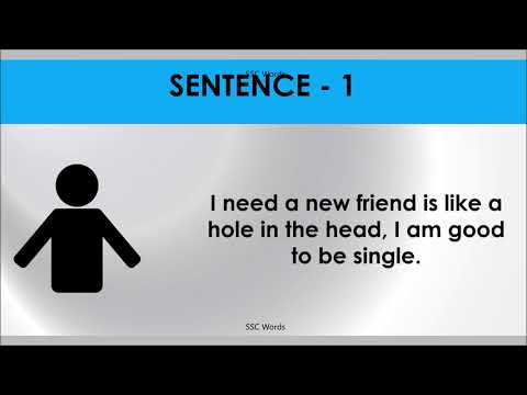 LIKE A HOLE IN THE HEAD Idiom 292 # Meaning and five sentences # SSC Words