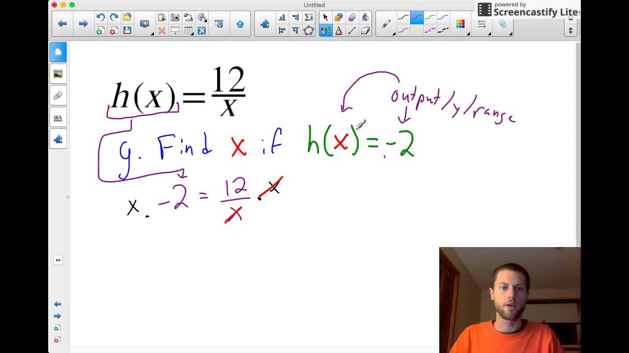 Function Notation Worksheet #1g