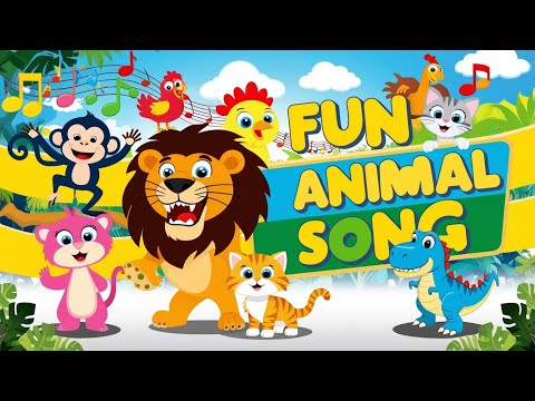 Fun Animal Songs|Animal sounds|kids fun poem | Mufasa Kids TV Nursery Rhymes & Kids Songs