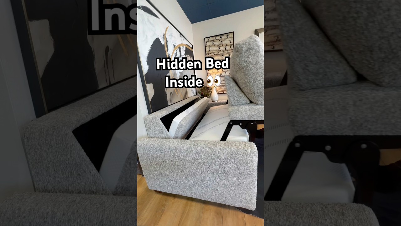 This Sofa Has a Secret 👀 Full-Size Bed Inside | Slofa by Omnia Leather