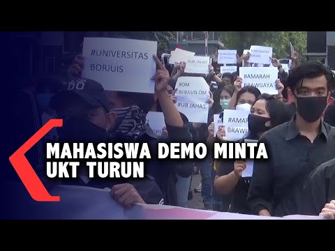 Mahasiswa UB Gelar Demonstrasi, Tuntut Kampus Turunkan UKT