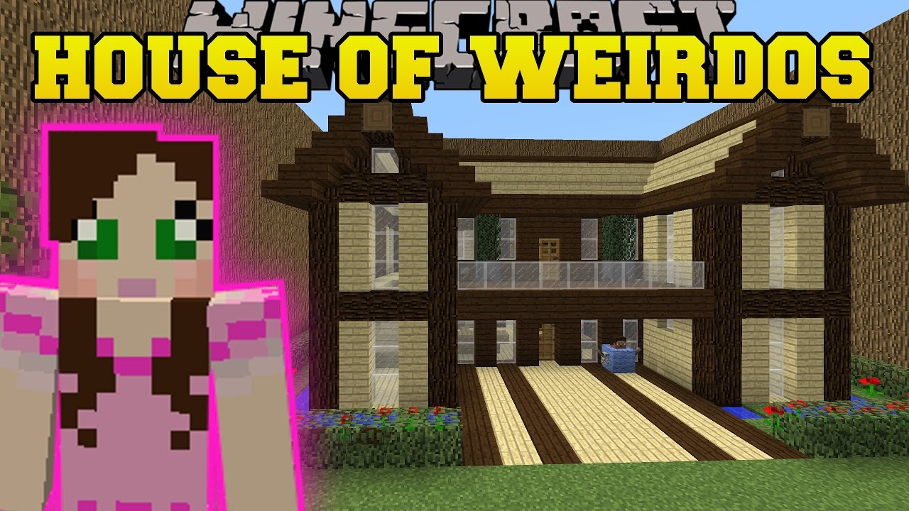 Minecraft: HOUSE OF WEIRDOS - FIND THE CORRECT BUTTON - Custom Map