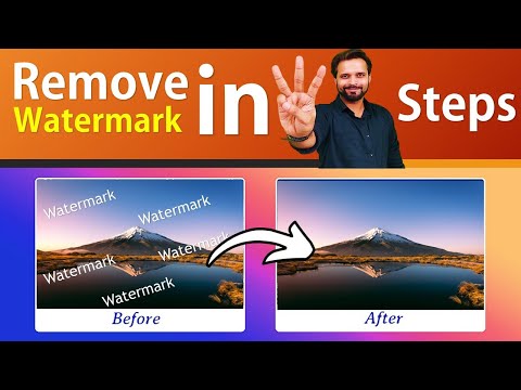 Remove Watermark from any Picture in 3 Steps using Photoshop