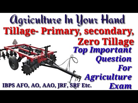 #agrinotes #tillage ,modern concept of tillage, primary , zero and secondary tillage