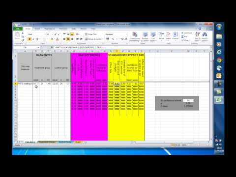 How to calculate an effect size