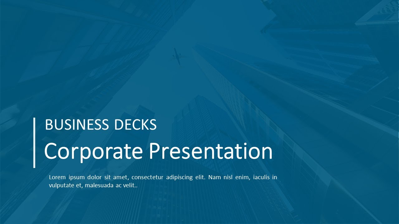 Best Business Plan PowerPoint Theme for Corporate Presentations 2020