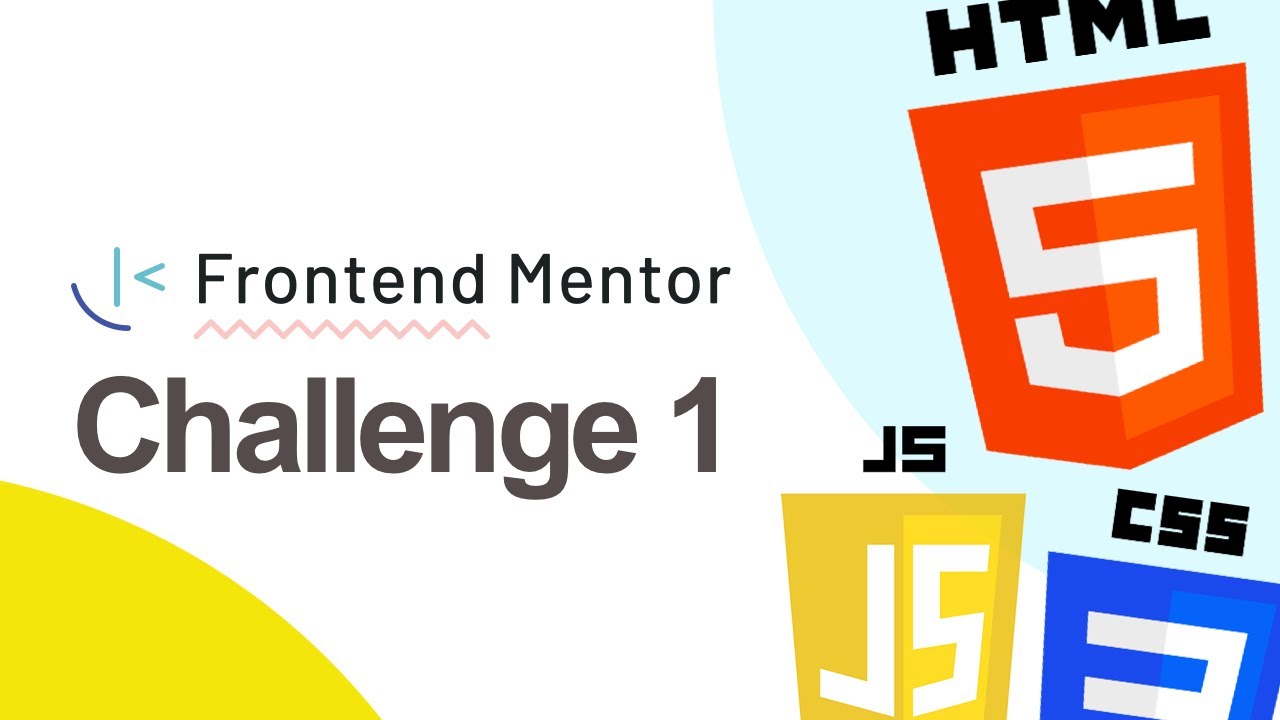 Learning HTML, CSS and JS through Frontend Mentor - Challenge 1