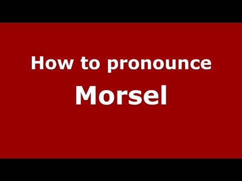 How to pronounce Morsel (Brazilian Portuguese/Brazil) - PronounceNames.com