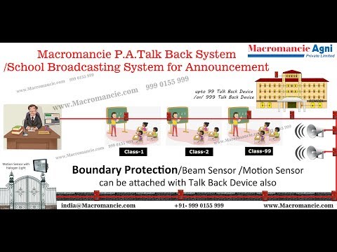 School Broadcast System - School PA System Latest Price, Manufacturers ...