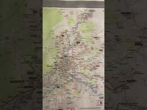 Metro de Madrid Map #metro #europe #madrid