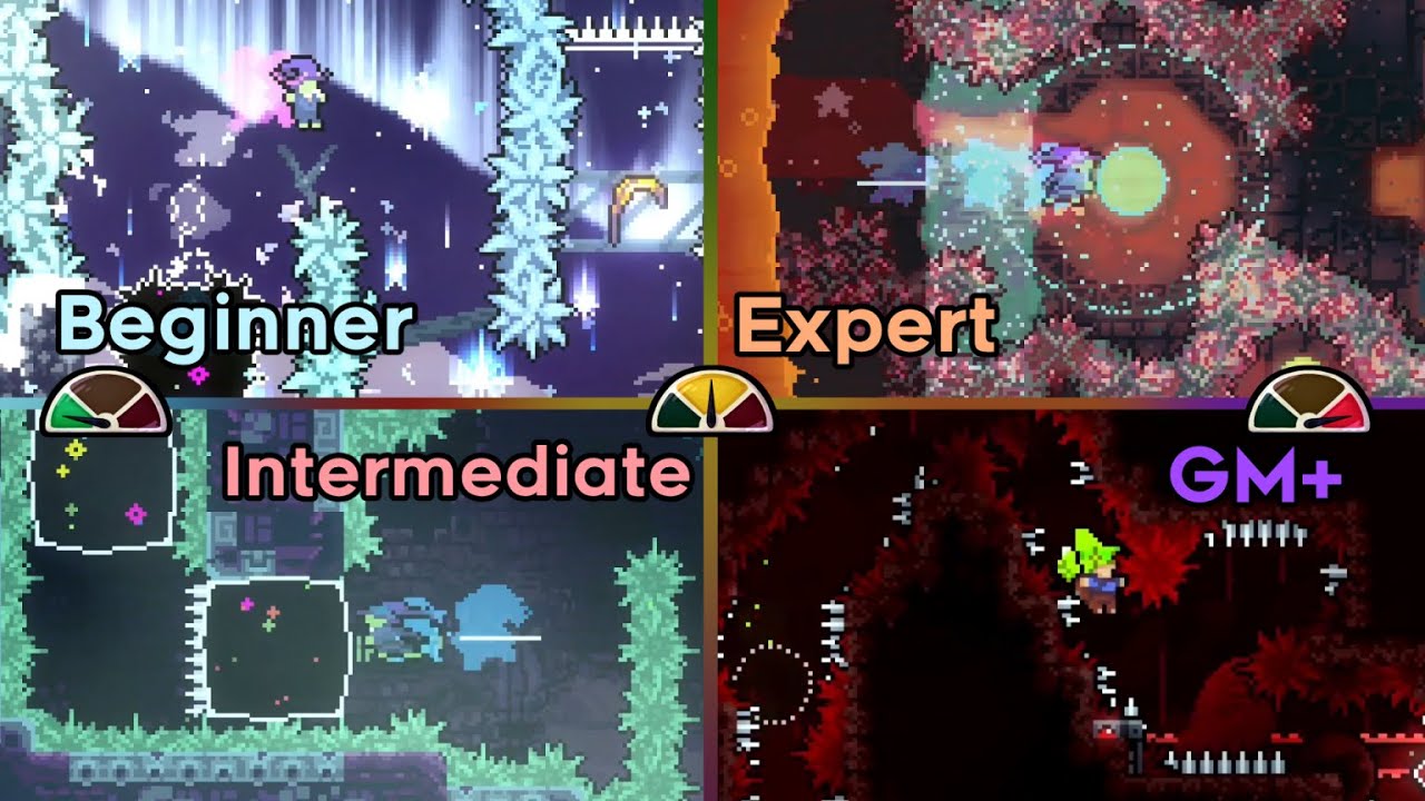 Two Celeste Screens for Every Difficulty
