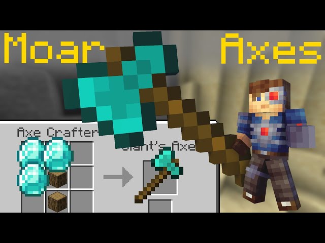 WASD Moar Axes [Datapack] 1.19 to 1.21.8 Minecraft Data Pack