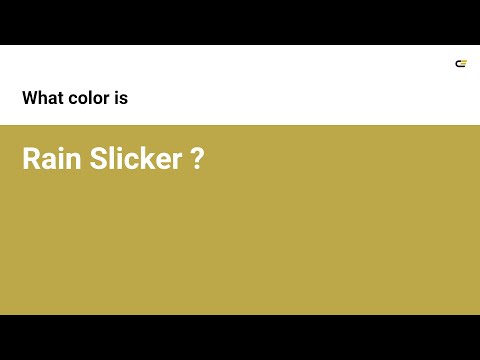 Rain Slicker color #bca849 hex color - Yellow color - Cool color bca849