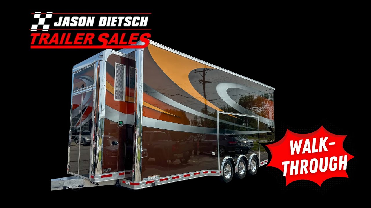 Custom United Aluminum Stacker Racing Trailer - Jason Dietsch Trailer Sales