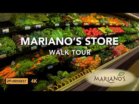 Marianos Store | Walk Tour | 4k | Drivgest