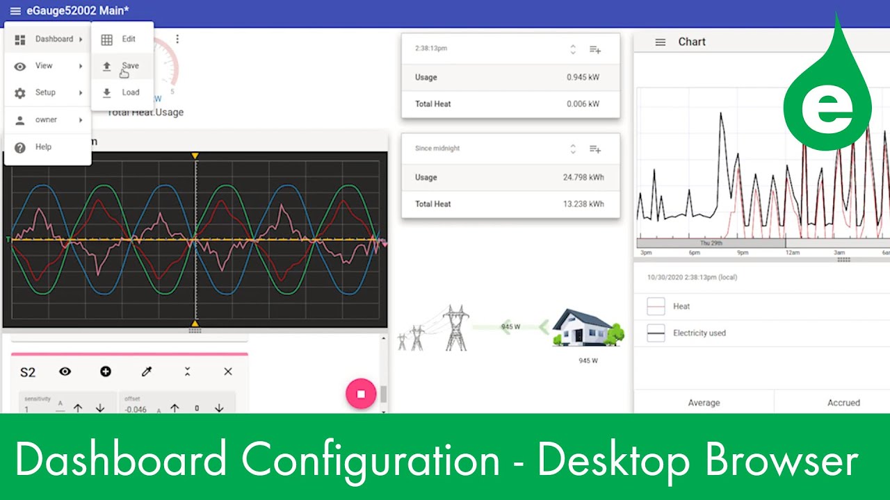 Dashboard Configuration Overview - Desktop Browser
