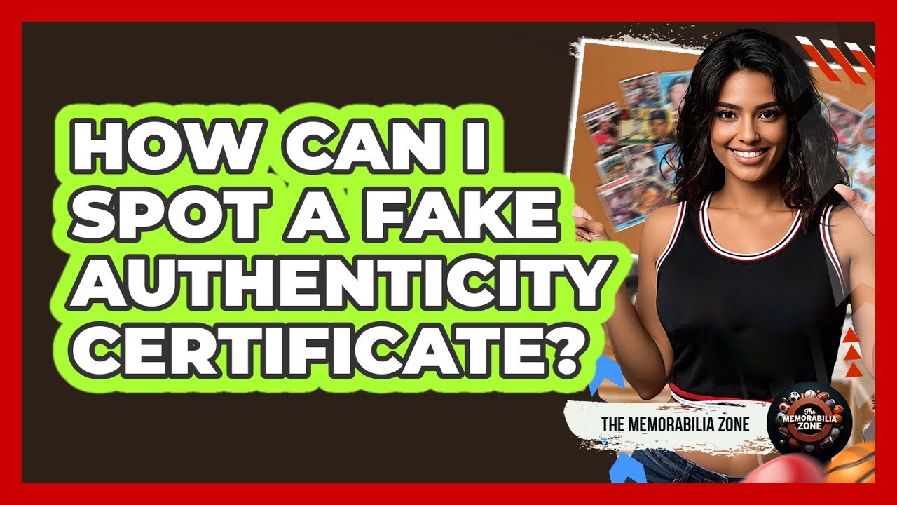 How Can I Spot A Fake Authenticity Certificate?