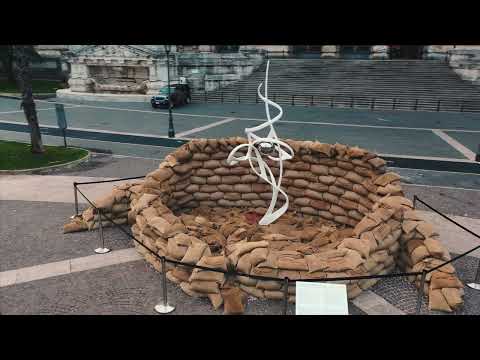 Gianfranco Meggiato "The Meeting- Symbol of Peace", Rom, 24 February 2023