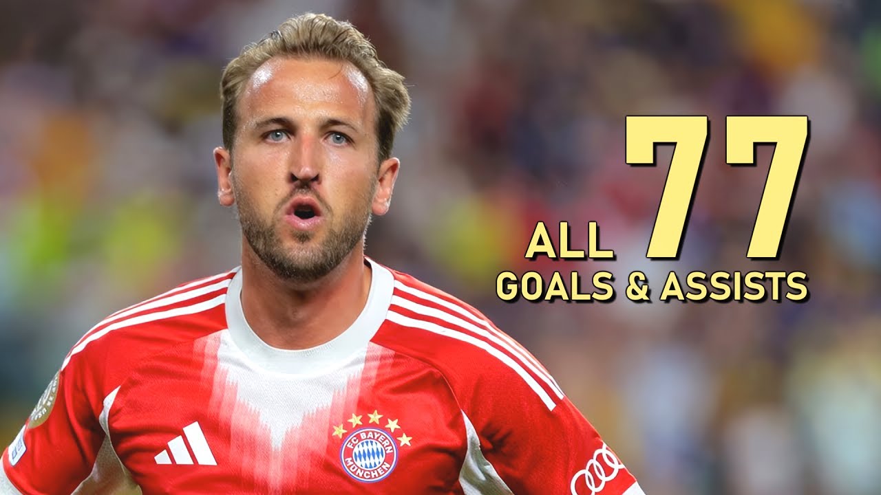 Harry Kane All 77 Goals & Assists for Bayern Munich