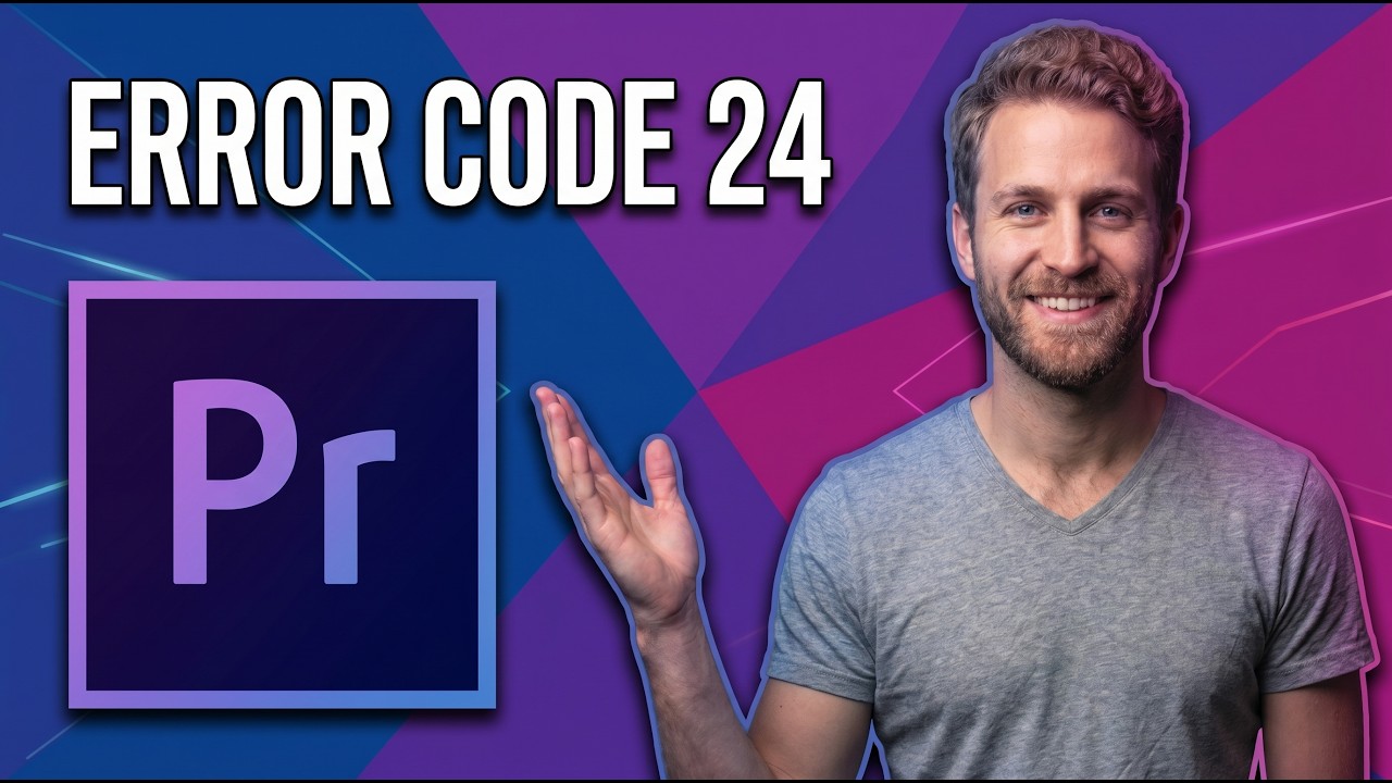 Premiere Pro Error Code 24 (Easy Fix Guide)