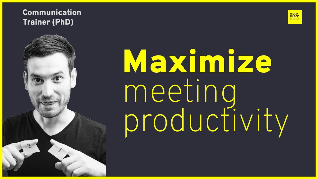 Effective team meetings to maximize productivity