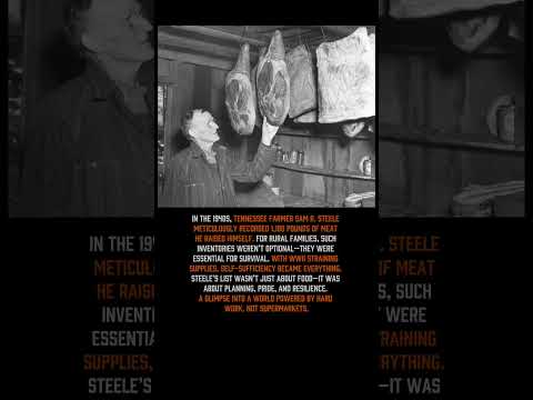 no grocery store needed!  #history  #interestingfacts #facts #book_records