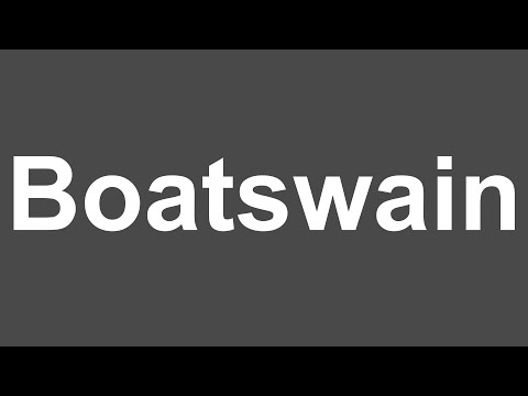 How to Pronounce Boatswain | Boatswain Pronunciation | How to Say Boatswain
