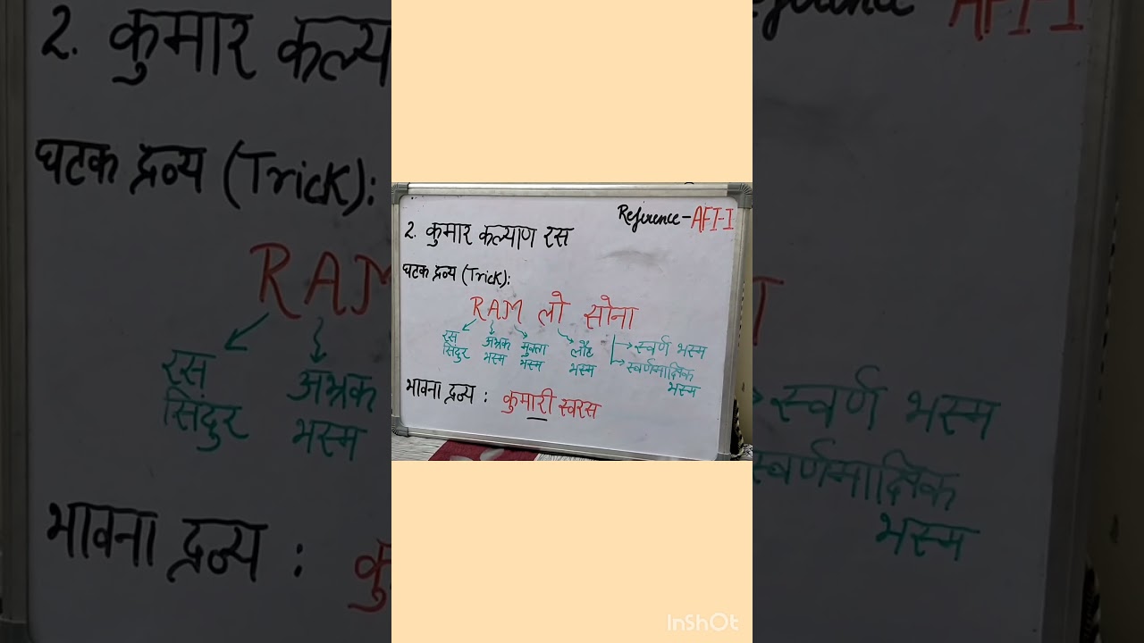 Kumar kalyan Ras notes|RSBK-2 notes|ncism bams notes|Kumar Kalyan Ras ghatak dravya trick|kalpana 1