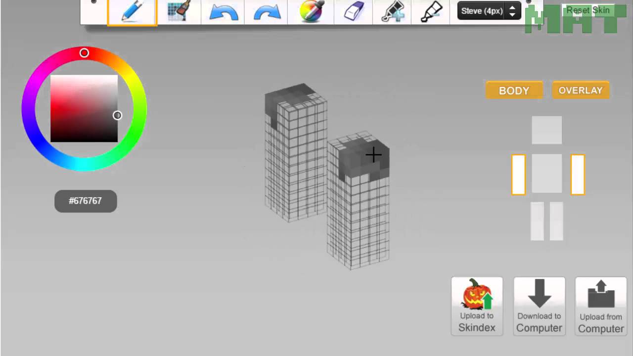Evil Knight Minecraft Skin Paint