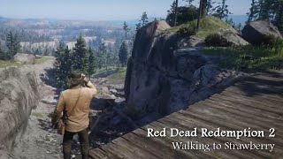 Red Dead Redemption 2 Walking our way to Strawberry 30 minutes relaxing ...