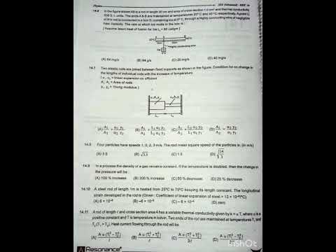 Physics HEAT AND THERMODYNAMICS jee advanced full rank booster of resonance kota