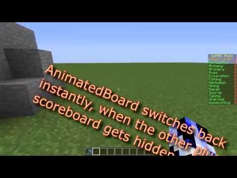 AnimatedBoard - Spigot plugin feature showcase