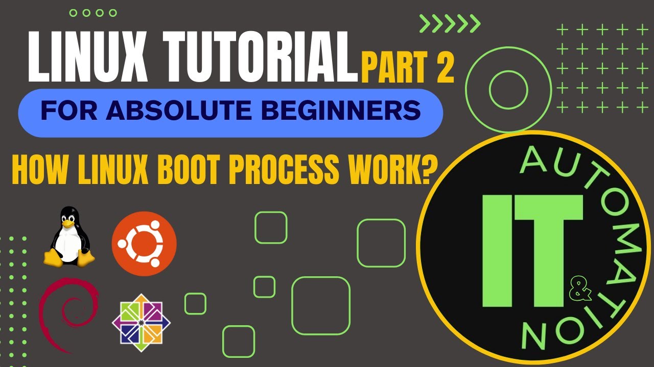 Linux Tutorial for Absolute Beginners - Part 2 | Linux Boot Process Step by Step