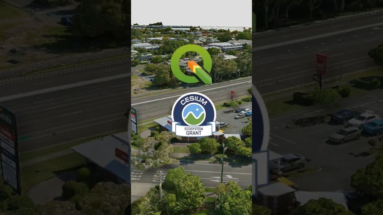 Checkout how smooth cesium 3d tiles are in #QGIS 3.34! 😍