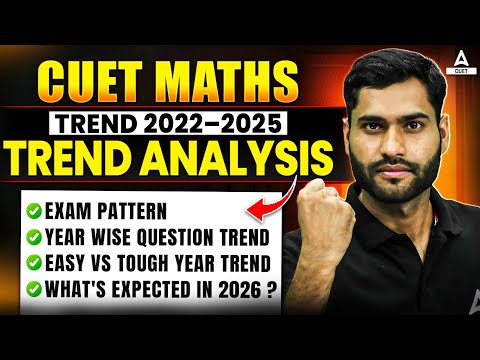 Analysis of Past 4 Years CUET Maths Exam Trend 📊 | Paper Trend 2022 to 2025 | By Mukul Sir